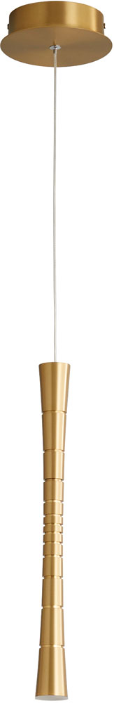 Oxygen 3-6004-40 Sabre Contemporary Aged Brass LED Mini Pendant ...