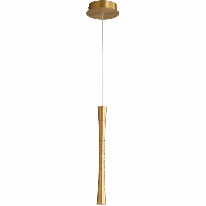 Oxygen 3-6004-40 Sabre Contemporary Aged Brass LED Mini Pendant ...