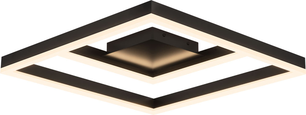 PageOne PC111253-SDG Symmetry Contemporary Satin Dark Gray LED Overhead ...