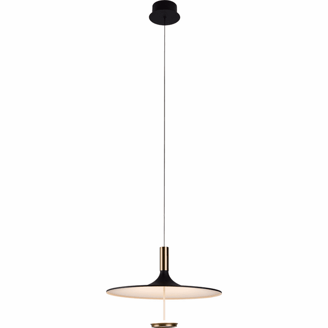 PageOne PP121607-AB/OBB Ballet Modern Antique Brass / Onyx Black LED 19 ...