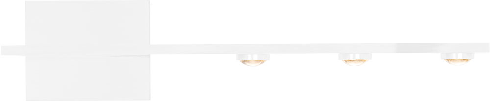 PageOne PW131323-MH Aurora Contemporary Matte White LED Sconce Lighting ...