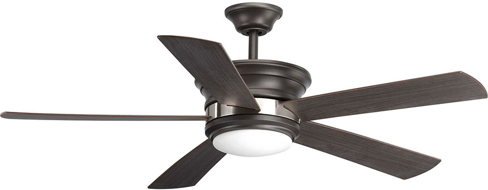 Progress P2540-14330K 54" Harranvale Graphite LED 54" Home Ceiling Fan ...