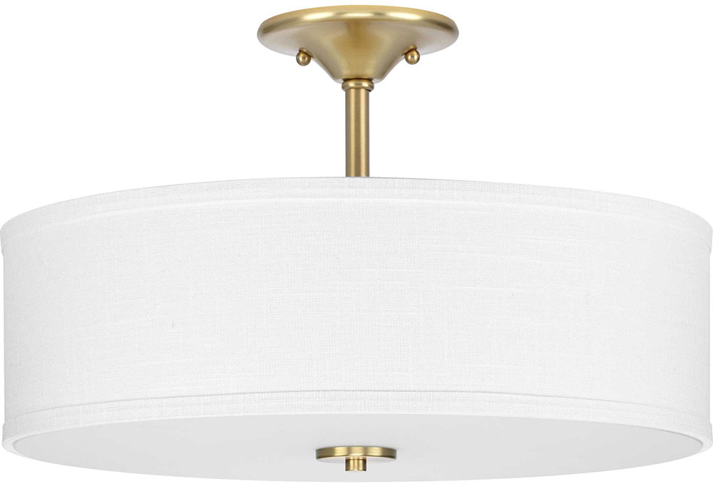 Progress P350167-012 Inspire Satin Brass Ceiling Lighting - PRO-P350167-012
