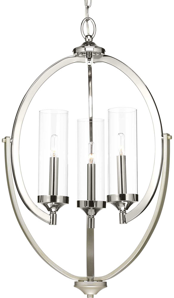 Progress P400024-104 Evoke Contemporary Polished Nickel Entryway Light ...