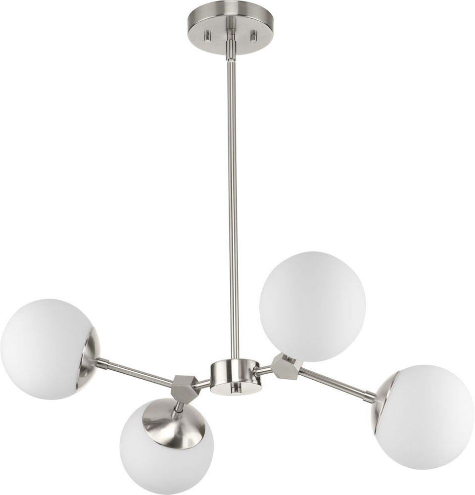 Progress P400307-009 Haas Modern Brushed Nickel Mini Chandelier ...
