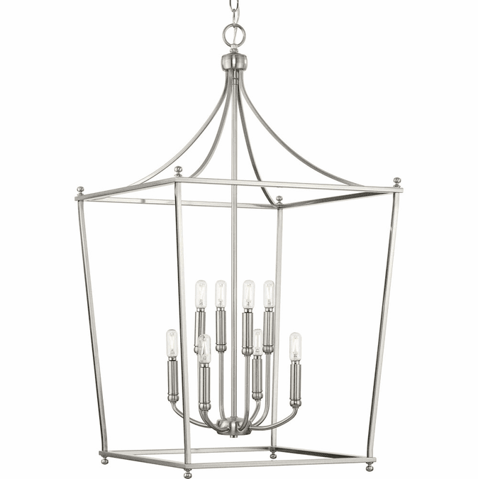 Brushed Nickel Foyer Light