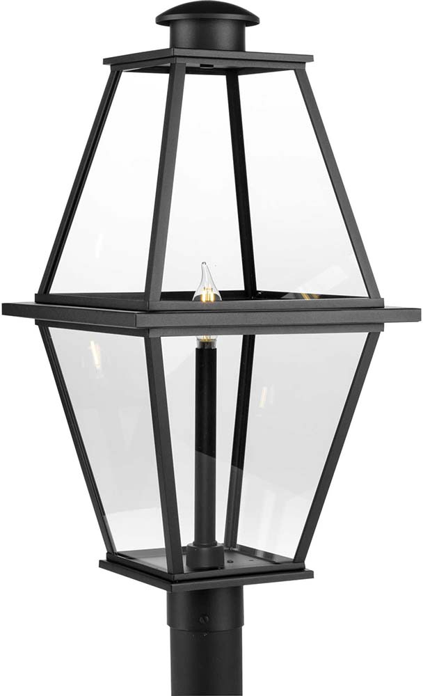 Progress P540107-031 Bradshaw Contemporary Textured Black Outdoor Post ...