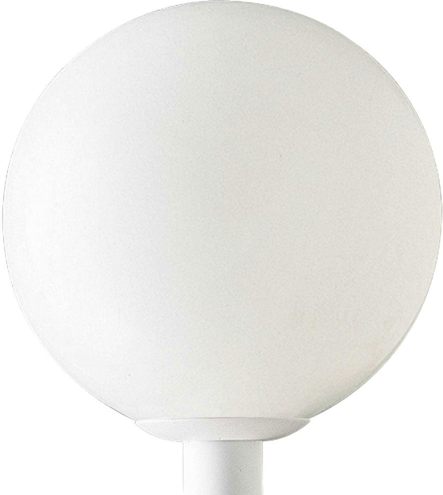 Progress P5436-60 Globe Contemporary White Post Light Fixture - PRO ...