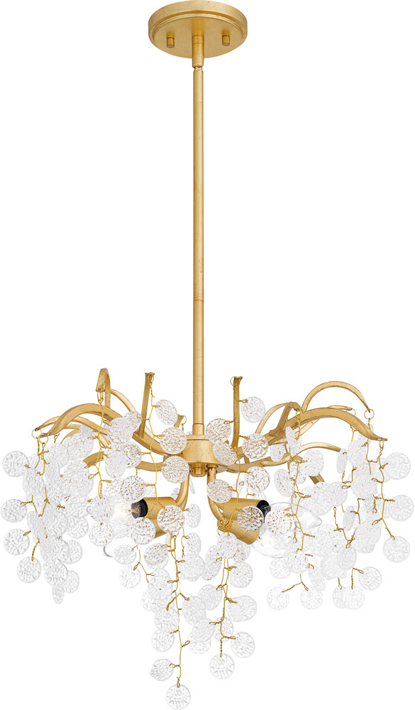 Quoizel MAP2820GFL Maple Modern Gold Leaf Drop Ceiling Lighting - QUO ...