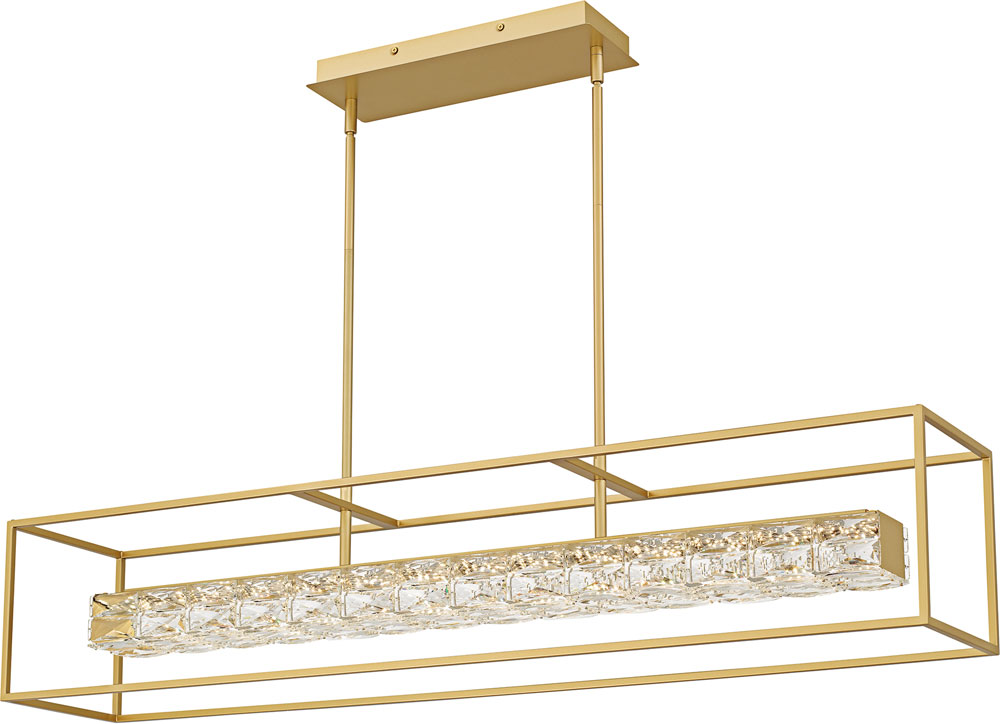Quoizel PCDZ148SGD Dazzle Soft Gold LED Kitchen Island Lighting - QUO ...