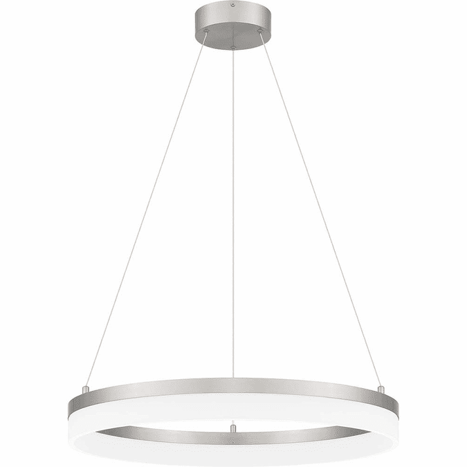 Quoizel PCOH2824BN Cohen Contemporary Brushed Nickel LED Drop Ceiling ...