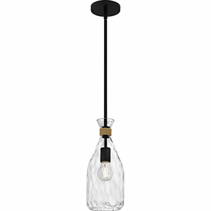 Quoizel QPP6782MBK Piccolo Modern Matte Black Mini Hanging Pendant ...