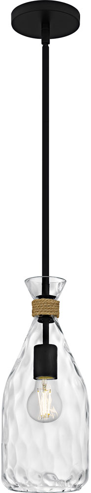 Quoizel QPP6782MBK Piccolo Modern Matte Black Mini Hanging Pendant ...