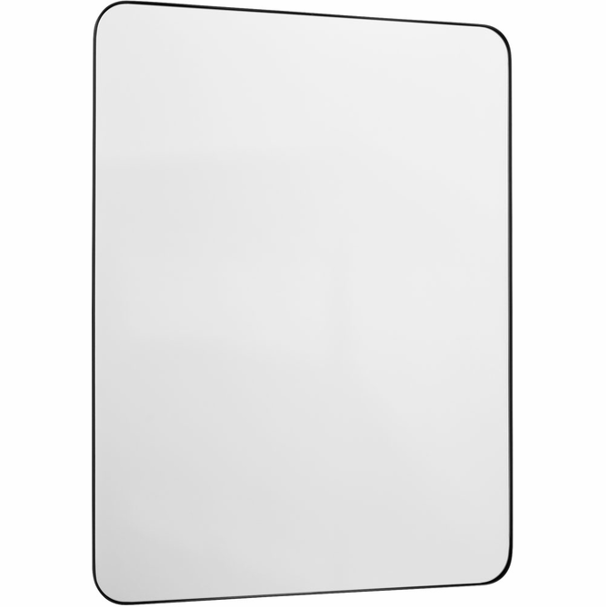 Quorum 12-3040-59 Stadium Mirrors Modern Matte Black Wall Mirror - QRM ...