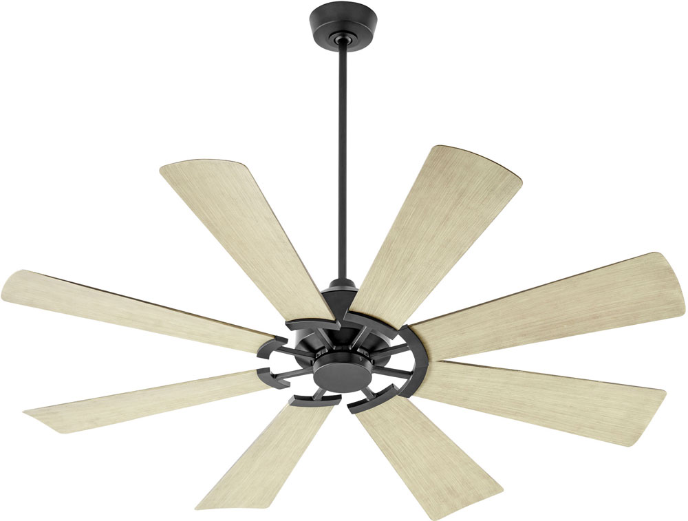 Quorum 30608-59 Mod Contemporary Matte Black Patio Fan - QRM-30608-59