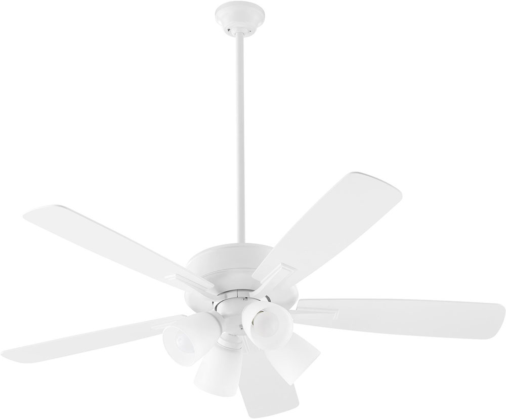 Quorum 4525-408 Ovation Studio White LED 52" Ceiling Fan - QRM-4525-408
