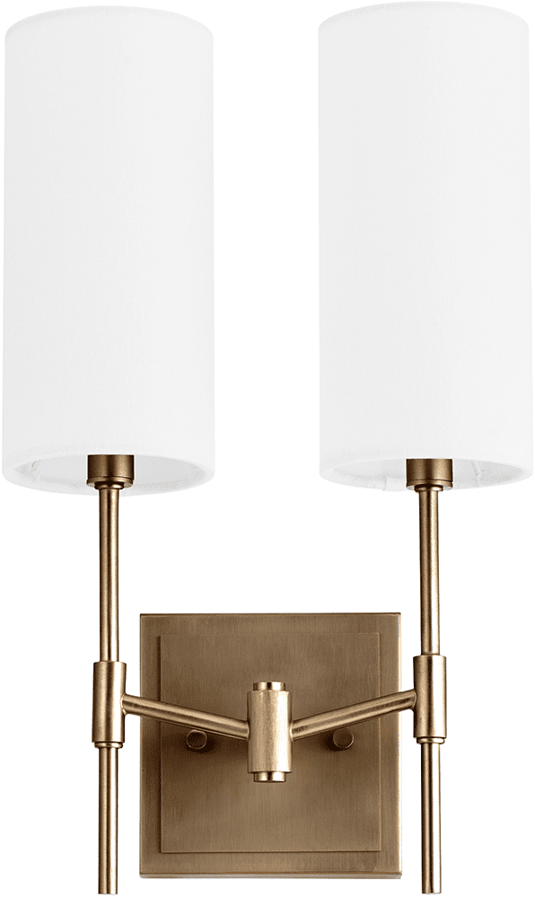 Quorum 563-2-81 Hamilton Modern Dark Brass LED Wall Lighting Fixture ...
