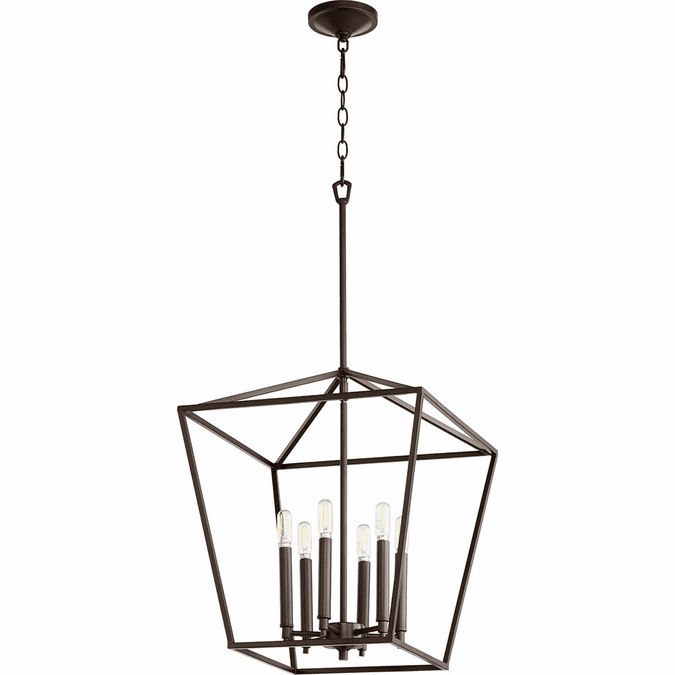 Quorum 604-6-86 Gabriel Contemporary Oiled Bronze Entryway Light ...