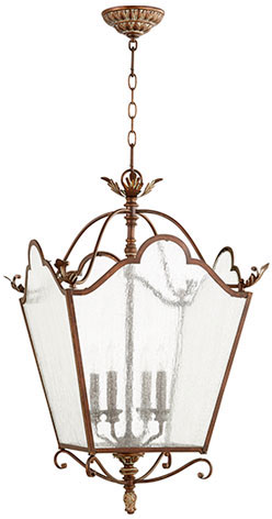 Quorum 6906-4-39 Salento Vintage Copper Foyer Lighting Fixture - QRM ...