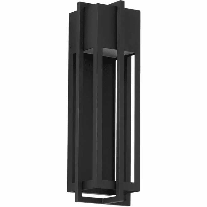 Quorum 711-18-169 Al Fresco Modern Textured Black LED Outdoor Wall ...