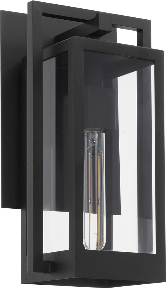 Quorum 736-15-69 Marco Modern Textured Black 15" Wall Lighting Fixture ...