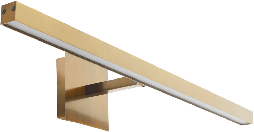 Quorum 940-30-80 Modern Aged Brass LED 30" Art Lighting Fixture - QRM ...