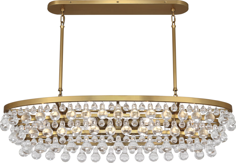 Robert Abbey 1007 Bling Modern Antique Brass Island Light Fixture - RAB ...