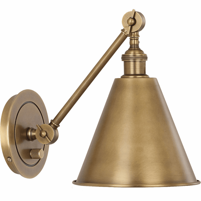 Brass Swing Arm Wall Lamp