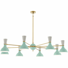 Robert Abbey BB03LY Clare Contemporary Modern Brass Chandelier Lighting ...