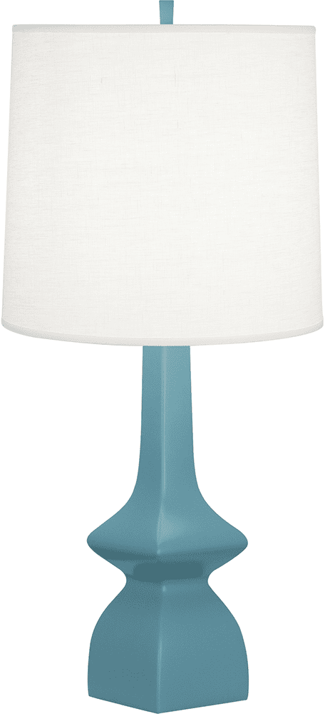 Robert Abbey MOB10 Jasmine Matte Midnight Blue Glazed Ceramic Table ...