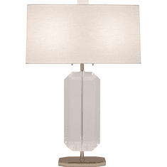 Robert Abbey 1196B Jacqueline Modern Brass w/ Clear Crystal Accents ...