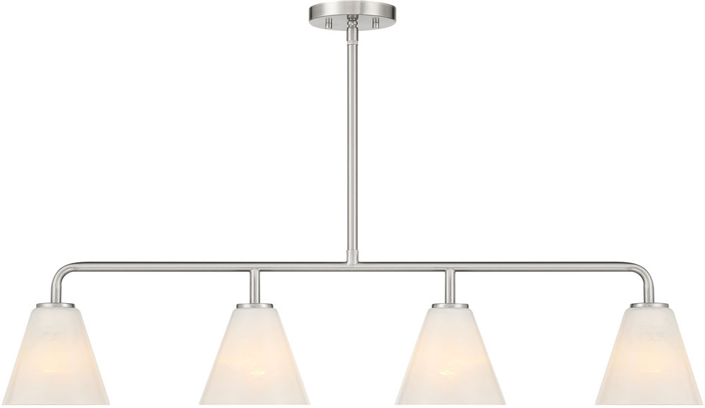 Savoy House 1-4014-4-SN Blair Contemporary Satin Nickel Island Lighting ...