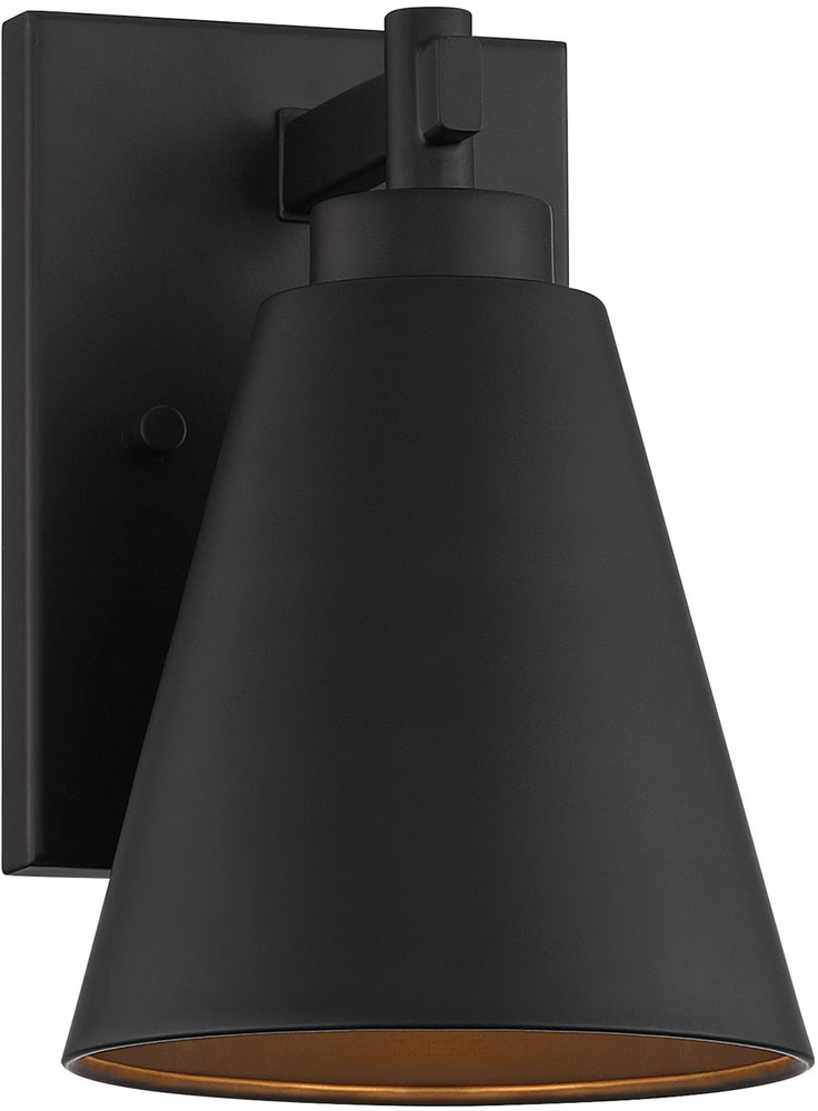 Savoy House 5-805-DS-BK Ryder Modern Matte Black Outdoor Wall Sconce Light - SVH-5-805-DS-BK