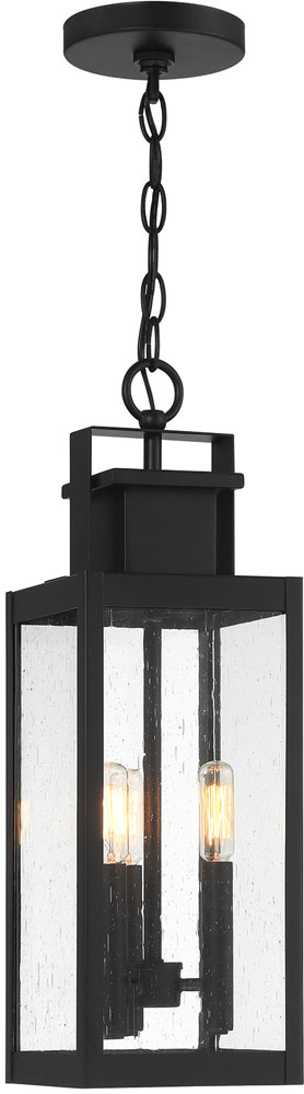 Savoy House 5-827-BK Ascott Modern Matte Black Outdoor Drop Ceiling ...