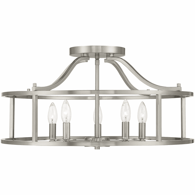 Savoy House 6-1679-5-SN Stockton Satin Nickel Ceiling Lighting Fixture ...