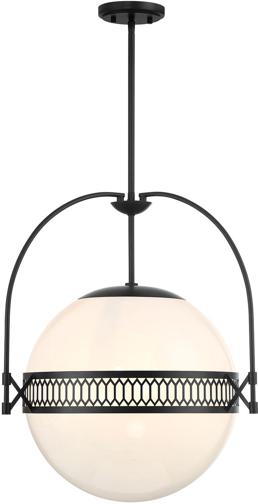 Savoy House 7-6407-3-89 Thornhill Modern Matte Black Pendant Lighting ...