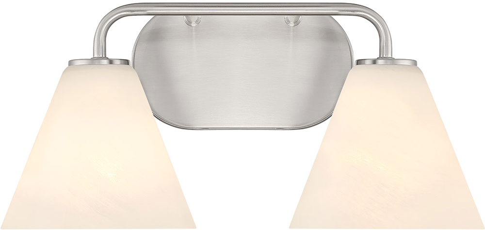 Savoy House 8-2988-2-SN Blair Contemporary Satin Nickel 2-Light Bath ...