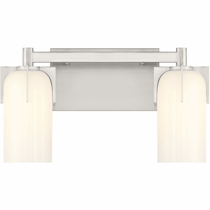 Savoy House 8-4128-2-SN Caldwell Modern Satin Nickel 2-Light Bathroom ...