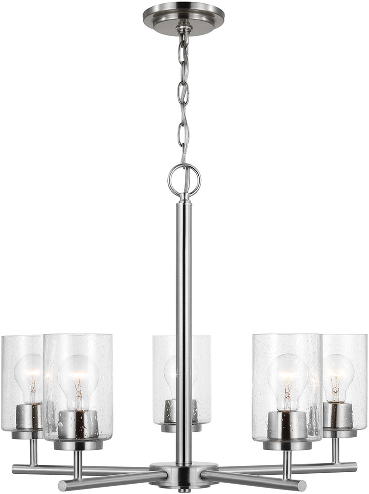 Generation Lighting Lighting 31171-962 Oslo Brushed Nickel Chandelier ...