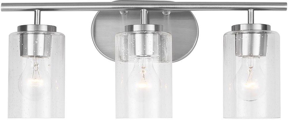 Generation Lighting Lighting 41172-962 Oslo Brushed Nickel 3-Light Bath ...