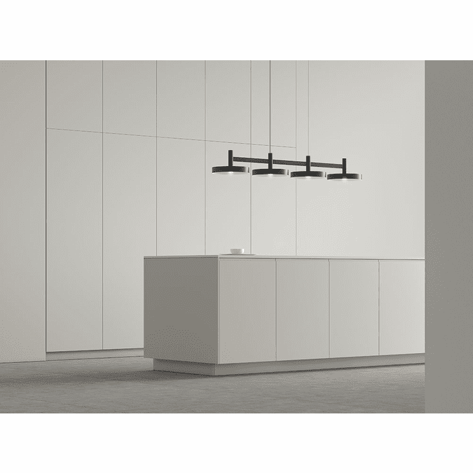 Sonneman 1785.14-PAN Systema Staccato Modern Brass LED Kitchen Island ...
