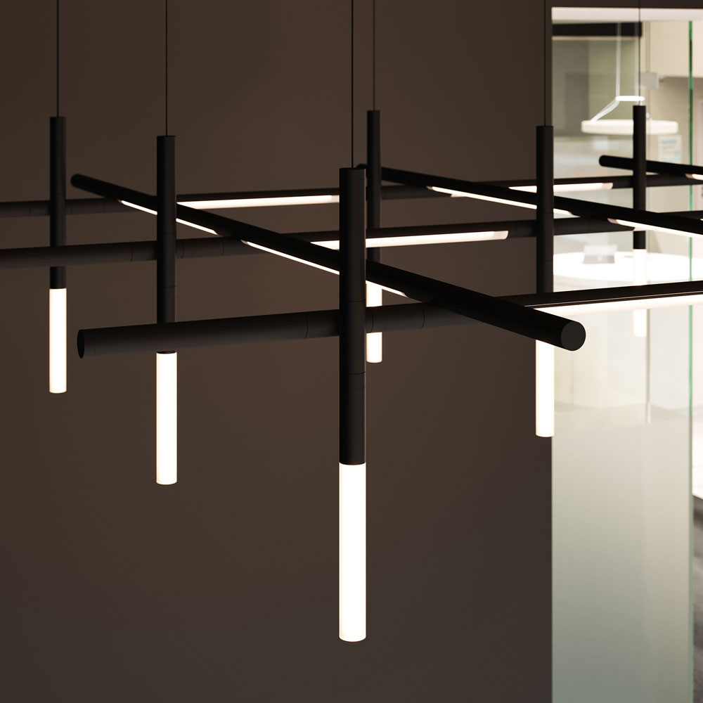 Sonneman 2105.14 Labyrinth Modern Brass Finish LED Chandelier Lighting ...