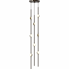 Sonneman 2165.33C Constellation Andromeda Contemporary Espresso Black ...