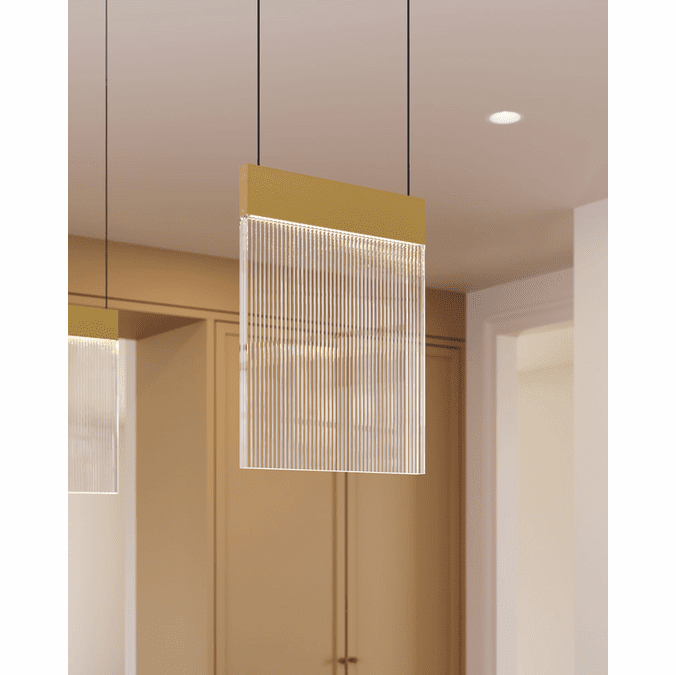 Sonneman 3090.01 V Panels Modern Polished Chrome LED Mini Pendant Lamp ...