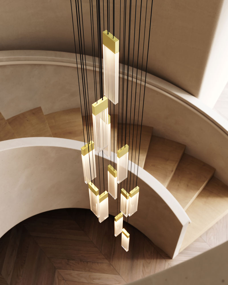 Sonneman 3095.01 V Panels Contemporary Polished Chrome LED Multi ...