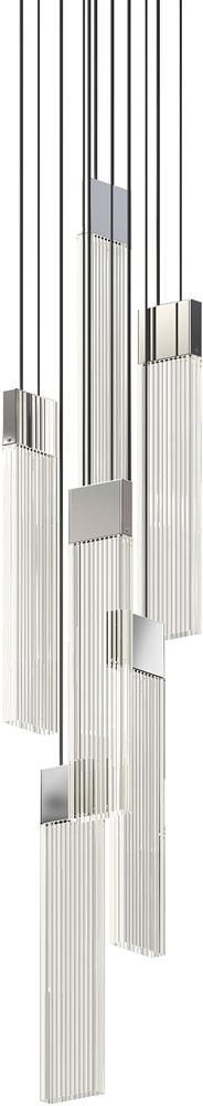 Sonneman 3095.01 V Panels Contemporary Polished Chrome LED Multi ...