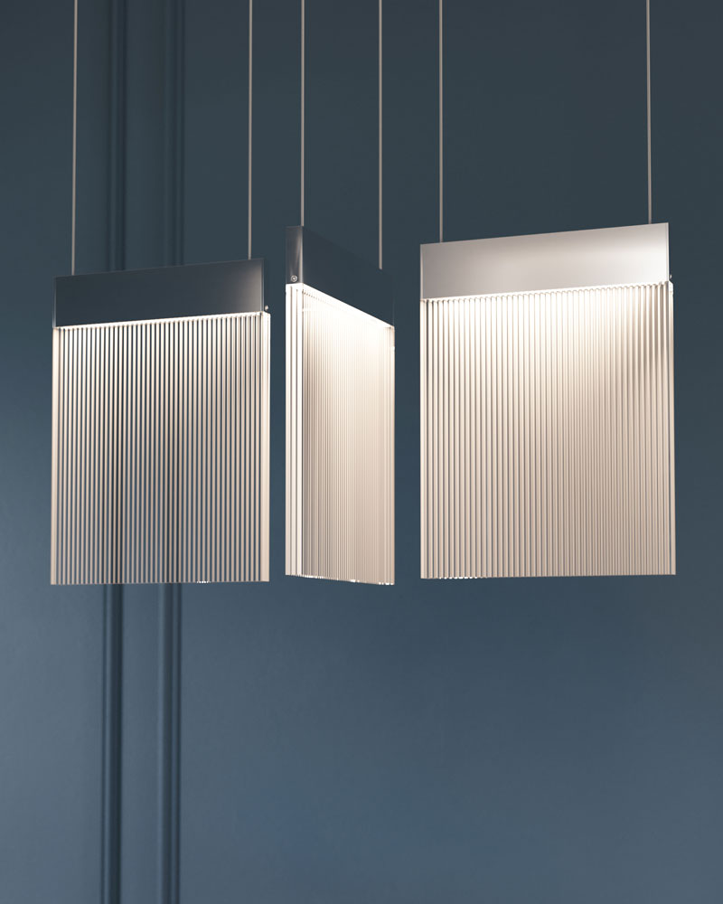 Sonneman 3096.01 V Panels Contemporary Polished Chrome LED Multi ...