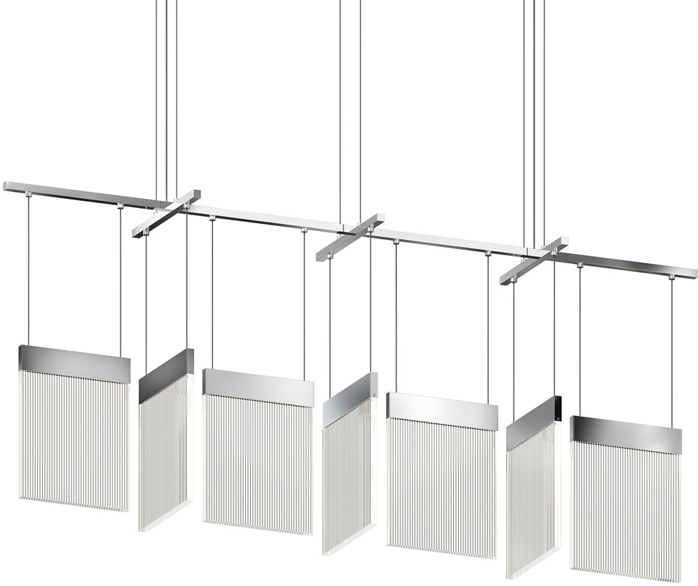 Sonneman 3096.01 V Panels Contemporary Polished Chrome LED Multi ...