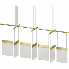 Sonneman 3095.14 V Panels Contemporary Brass Finish LED Multi Lighting ...