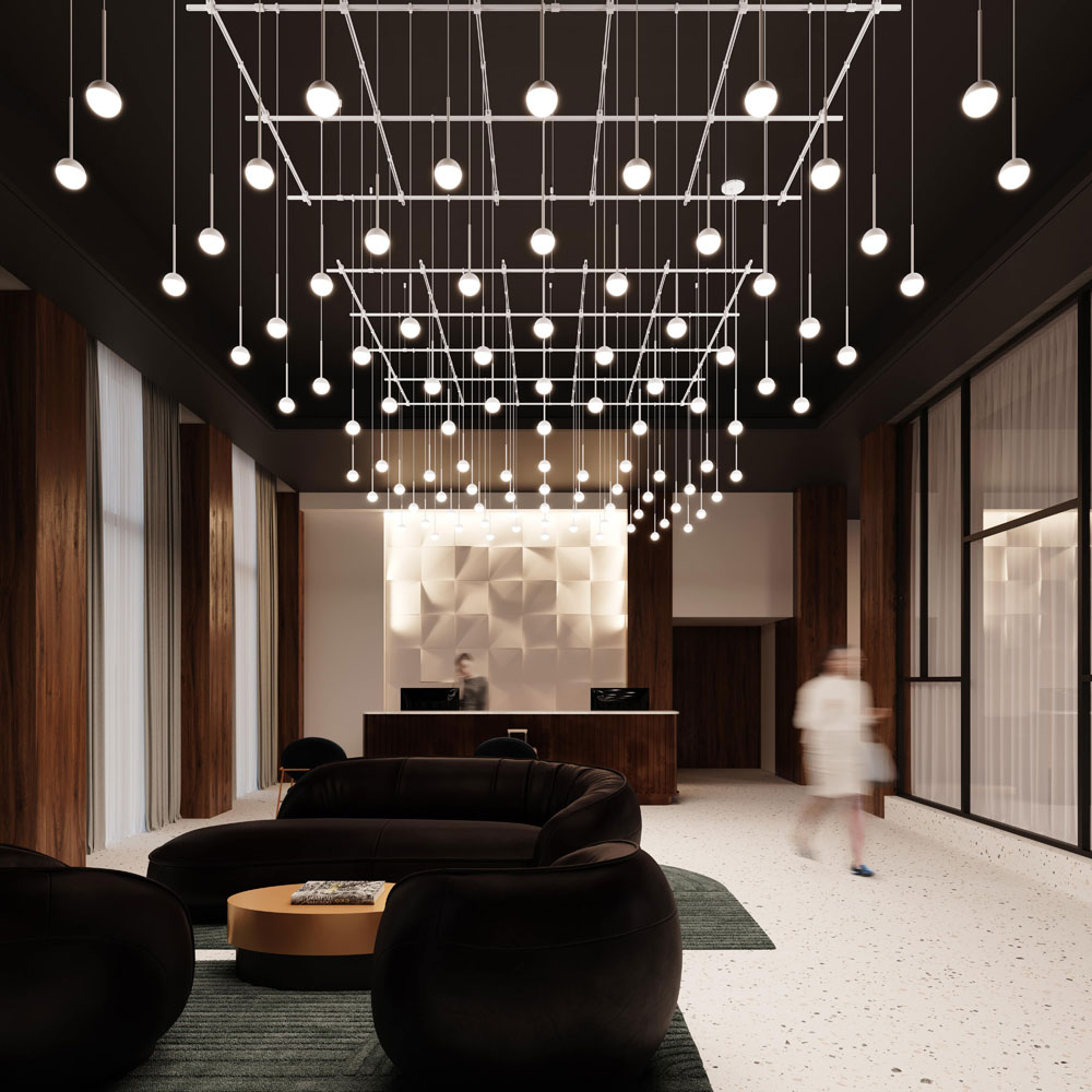 Sonneman SLS1141-W Suspenders Modern Satin White LED Multi Pendant ...